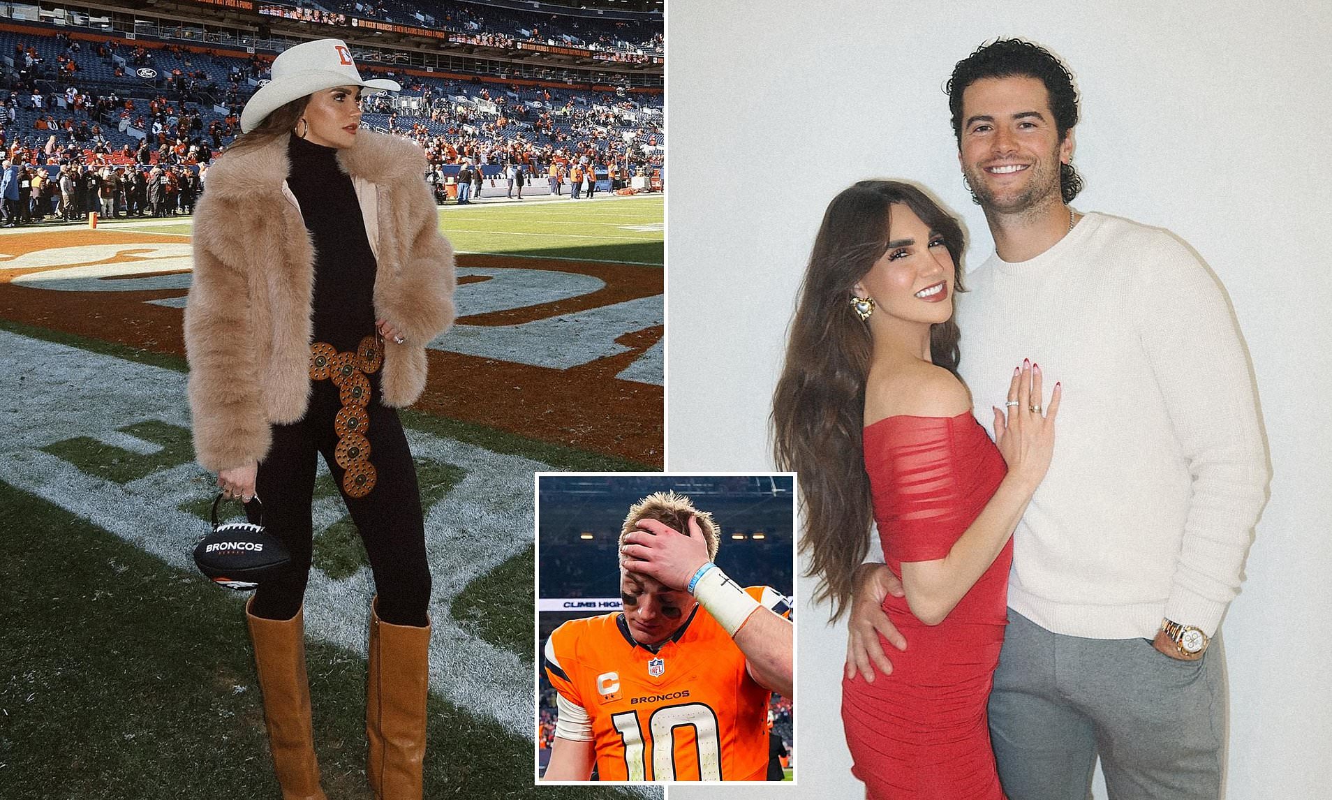 Wife of Broncos backup Jarrett Stidham sends message to Bo Nix as her ...