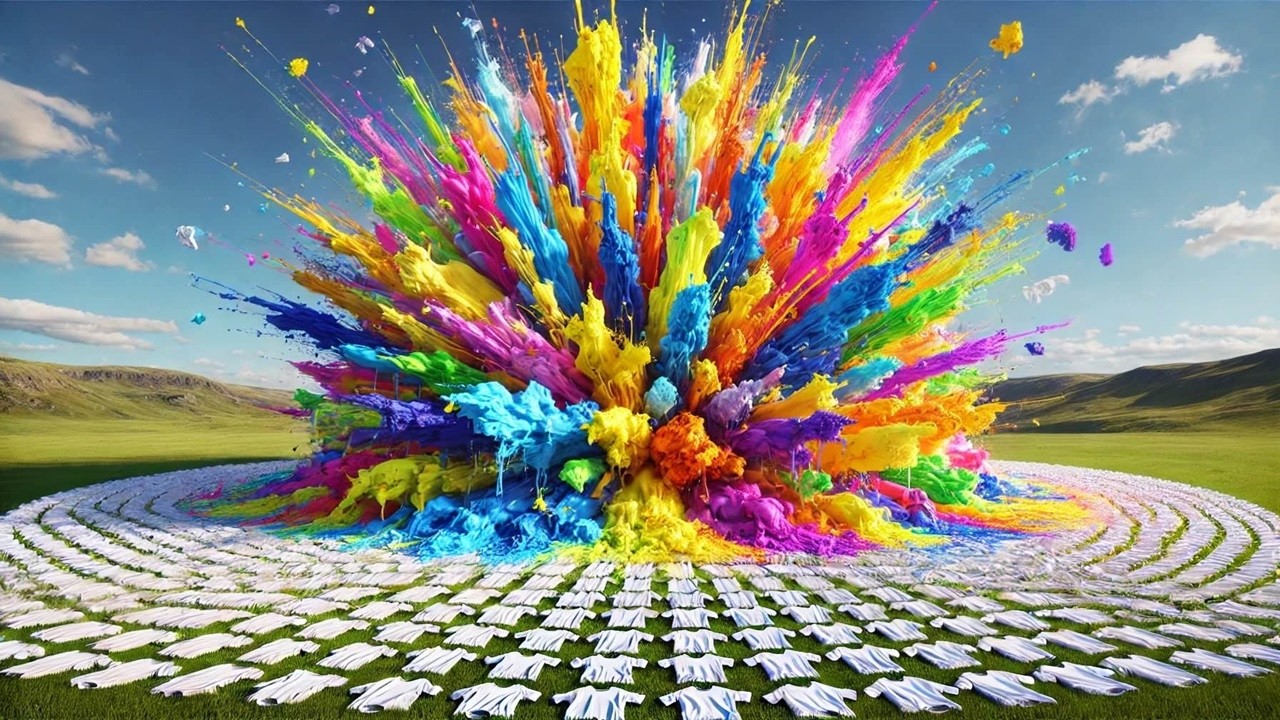 What happens when you use 63 explosives to make custom clothing