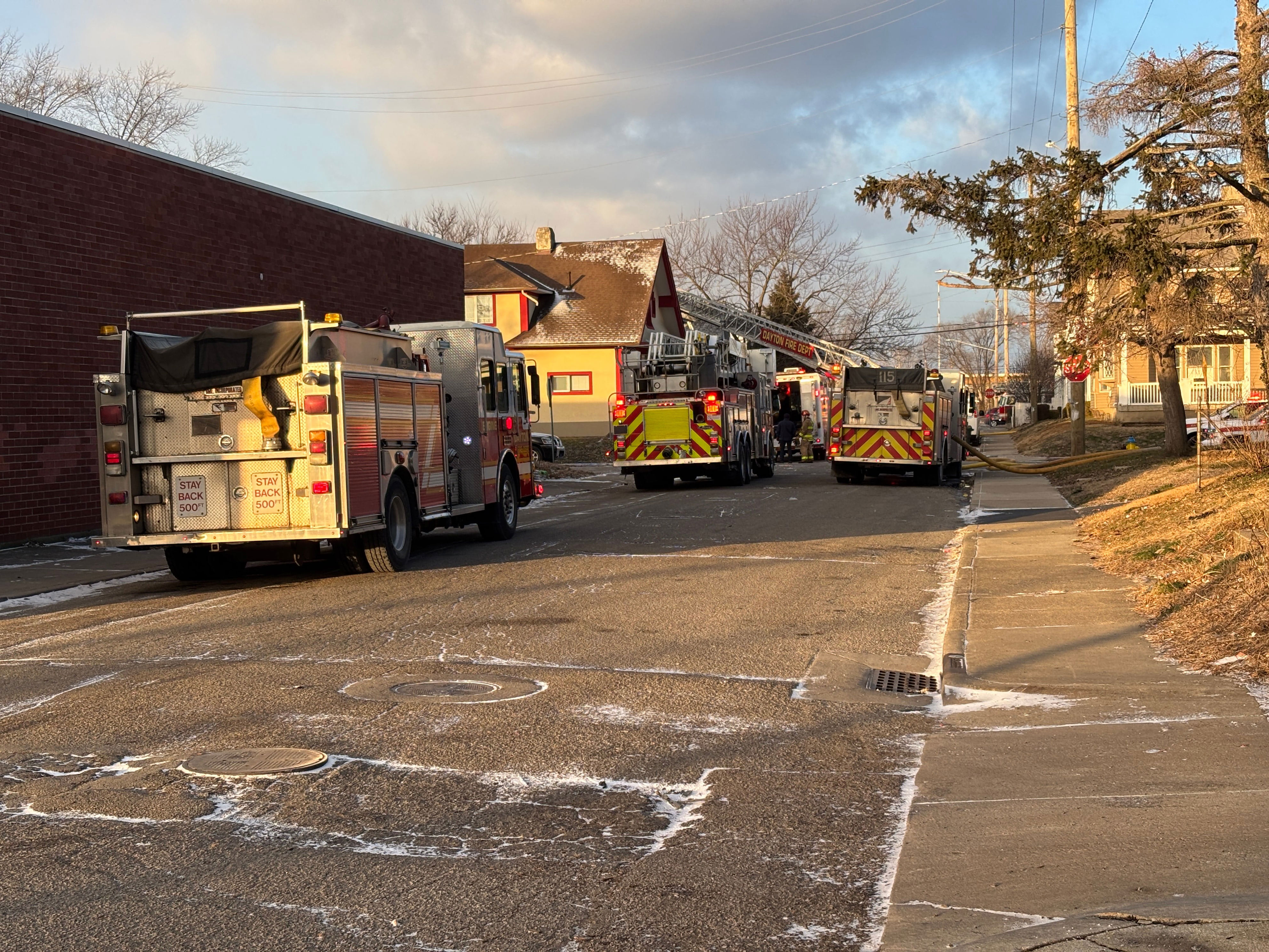 Firefighters respond to reported structure fire in Dayton