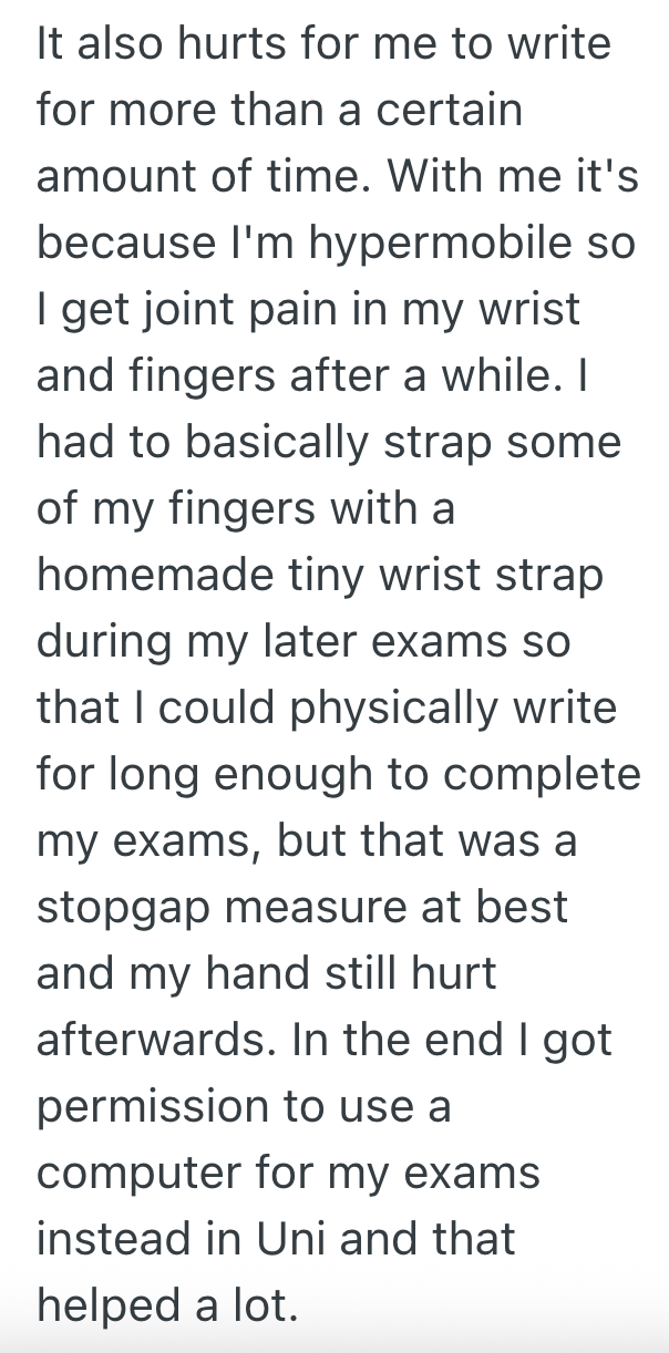 Student with disabilities has trouble writing notes by hand, but one ...