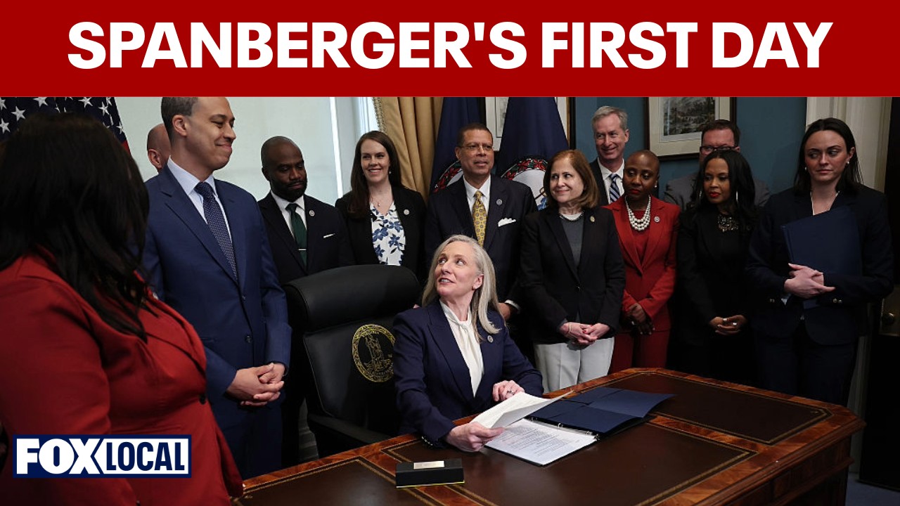 Gov. Spanberger signs 10 executive orders after swearing in