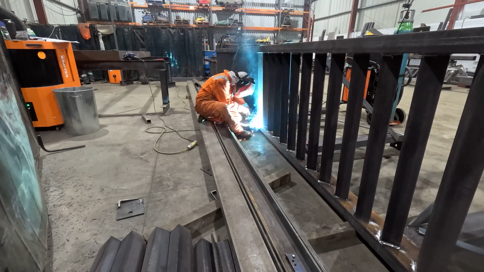 Heavy fabrication day in the workshop