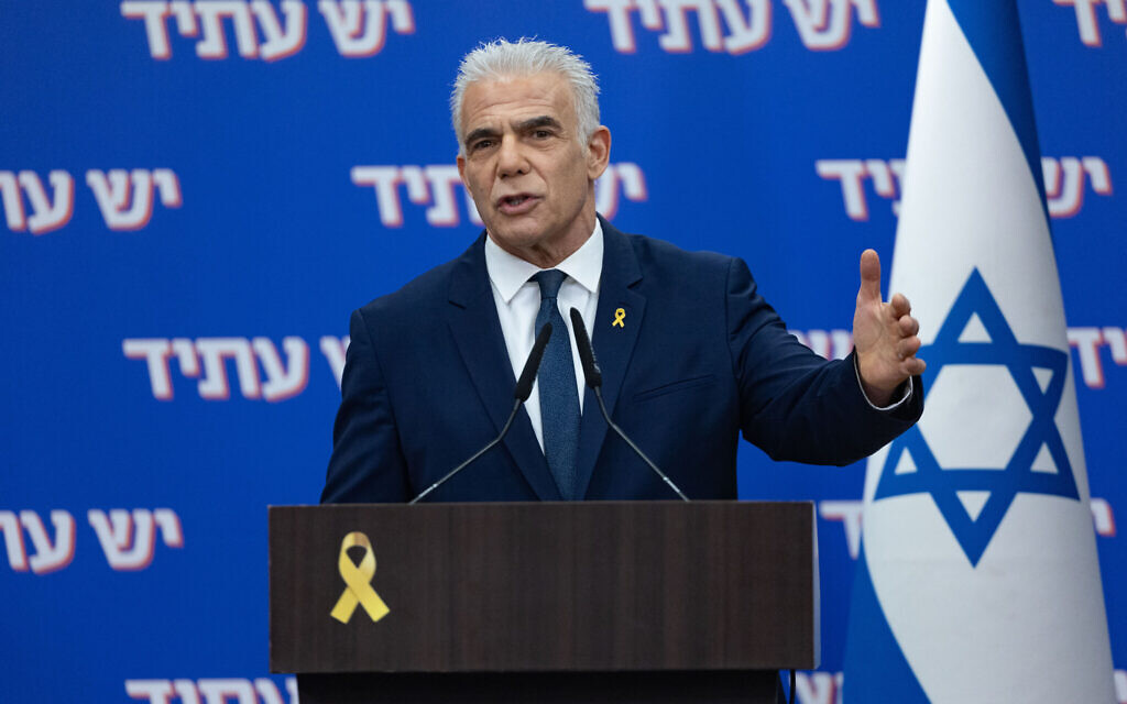 Lapid says a union of opposition parties is advancing