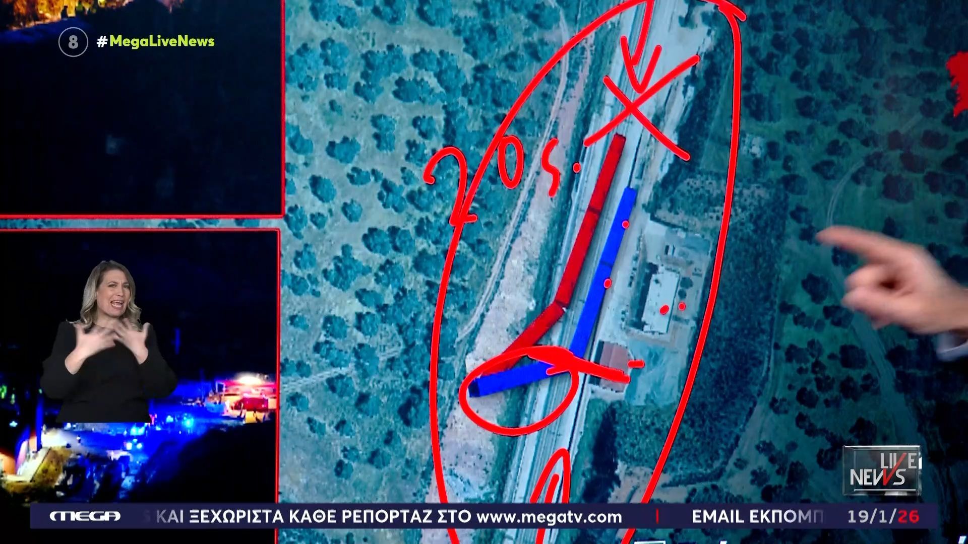 Το σημείο της τραγωδίας - Υπήρξε πρόβλημα στο κομμάτι του δικτύου;