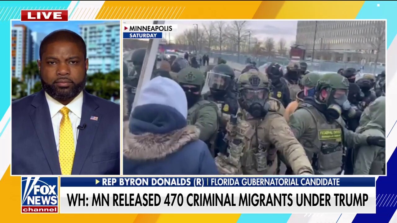 Rep. Donalds calls out Minnesota leaders after anti-ICE agitators storm ...