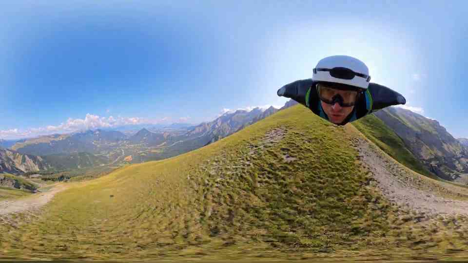 It looked peaceful… until you realize how low he’s flying