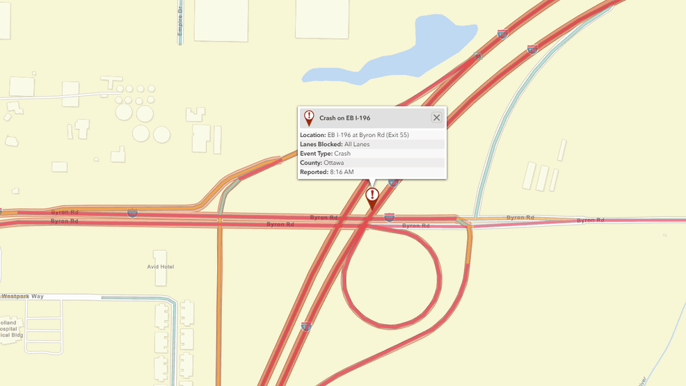 Jackknifed semi truck causing closures of east I-196 for 'an extended ...