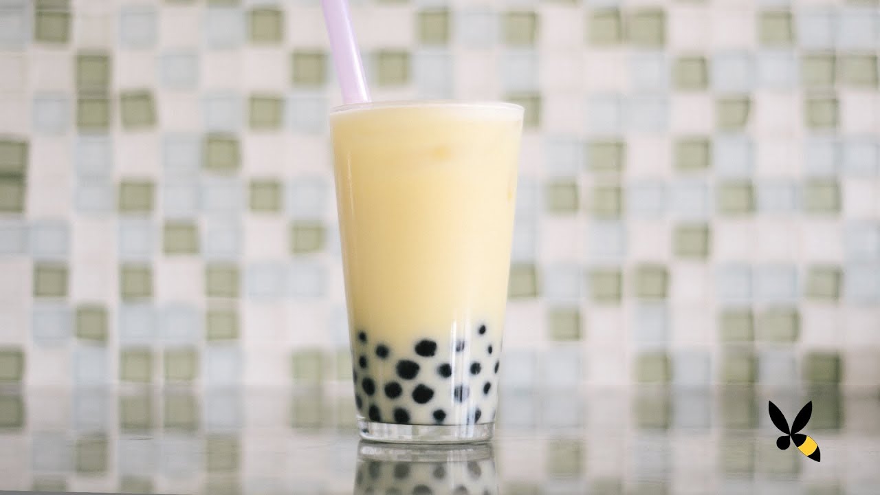 How to make bubble milk tea with pearls at home