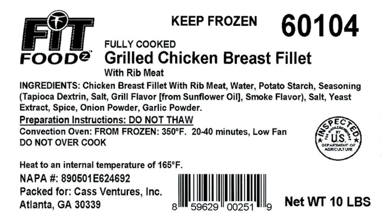 Recall alert: Suzanna’s Kitchen recalls chicken breast products over ...