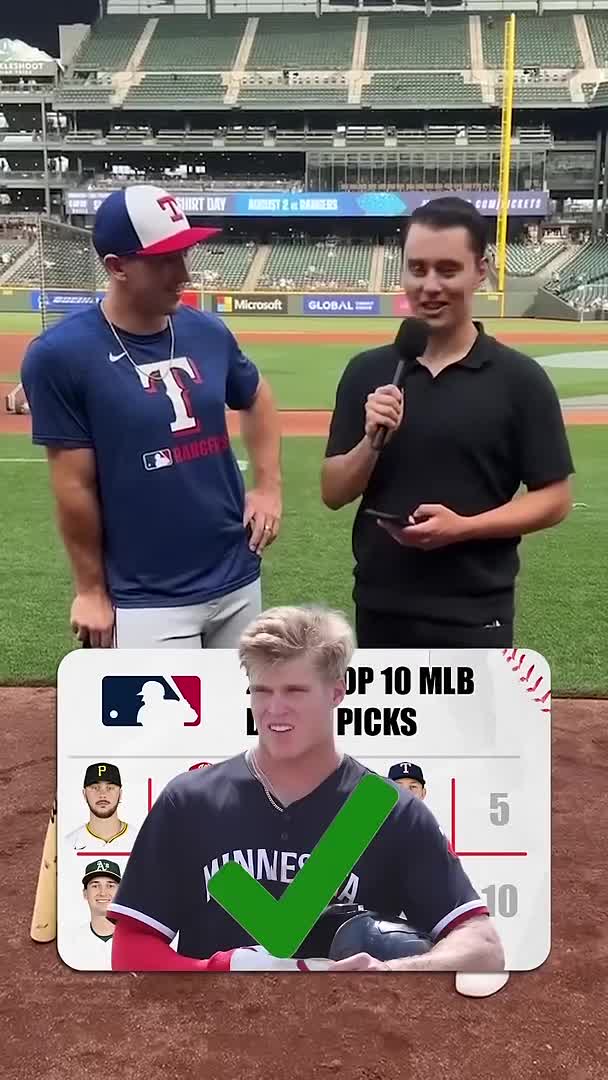 Can this MLB outfielder remember his draft class? #mlb #baseball #mariners