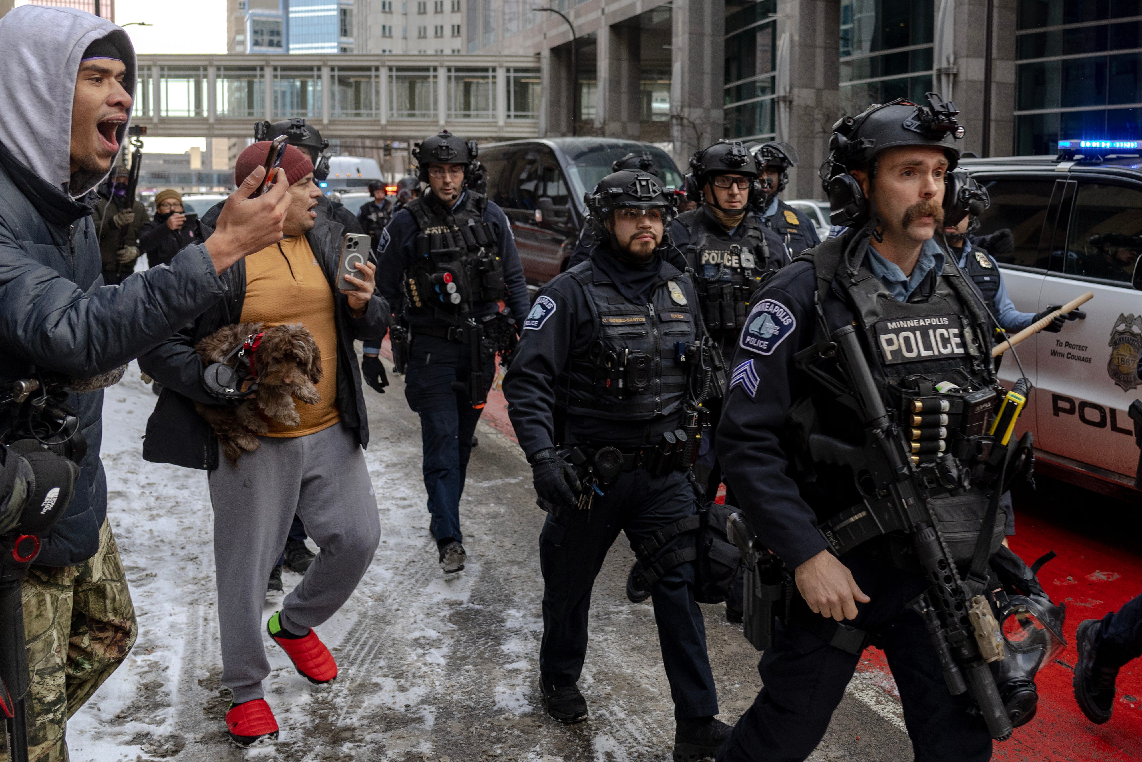 Minneapolis church protest draws evangelical outcry, calls for defense