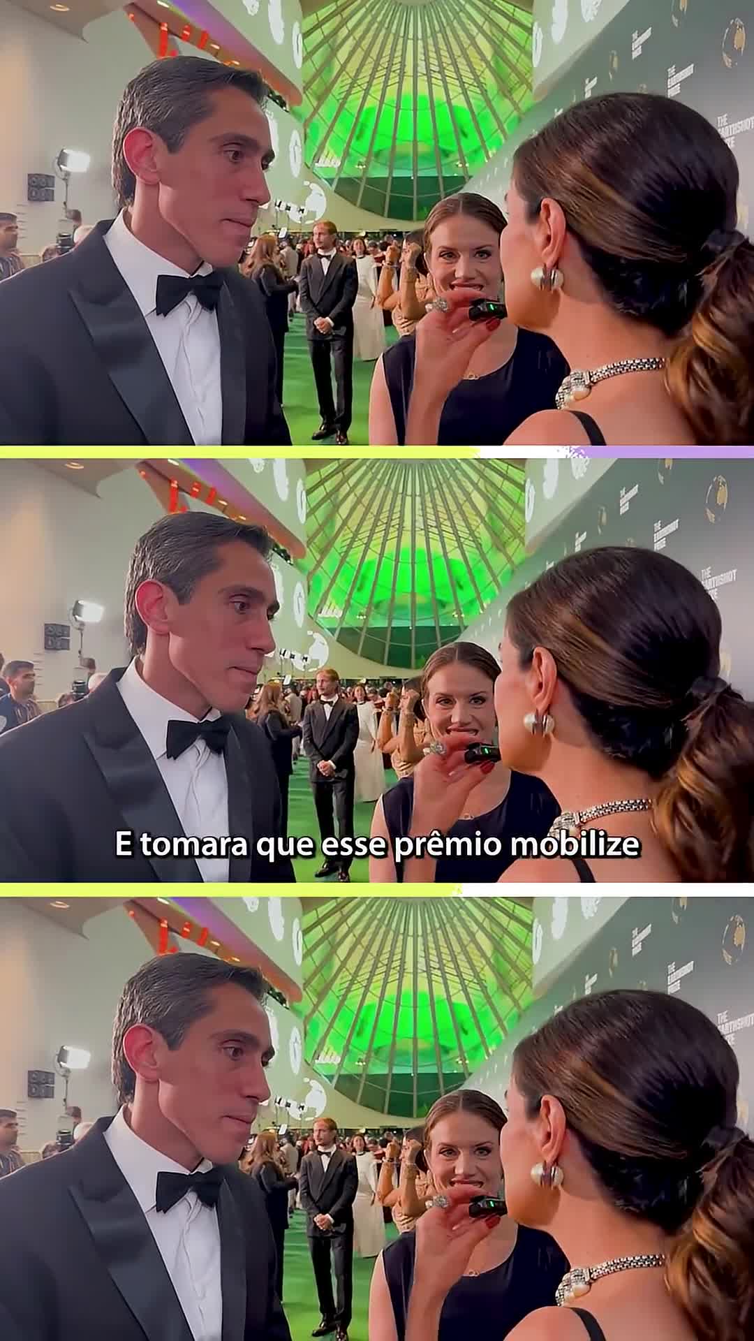 Papo com um dos vencedores da noite!