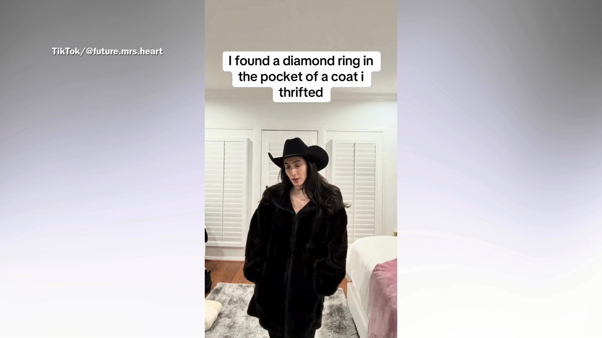 Woman thrifts coat, shocked by find in pocket