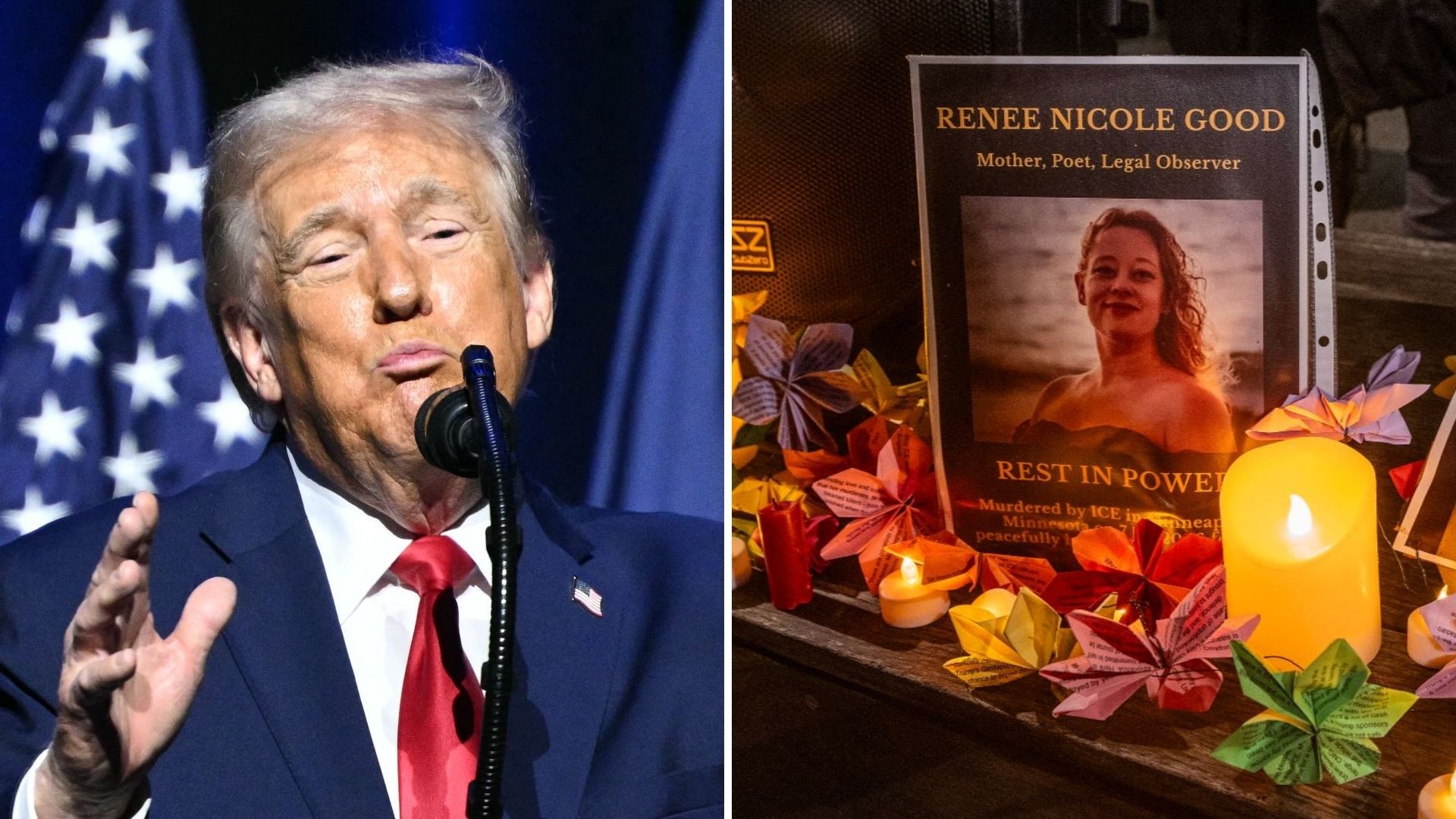 Trump says Renee Good was "Very disrespectful"