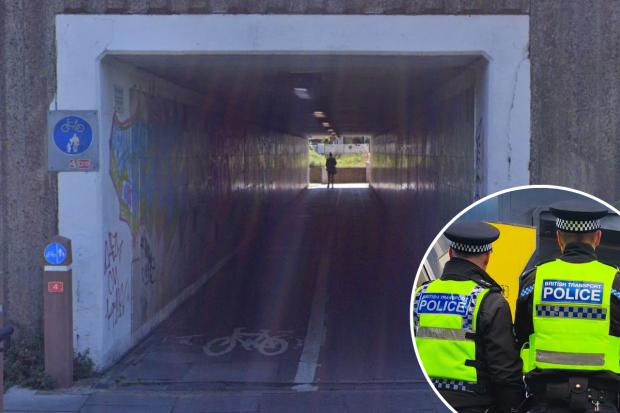Teenage boys attacked in town centre underpass by blade-wielding robbers