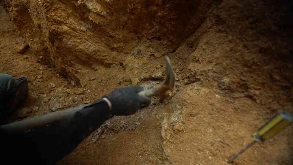 Watch rare crystal finds inside a private mine