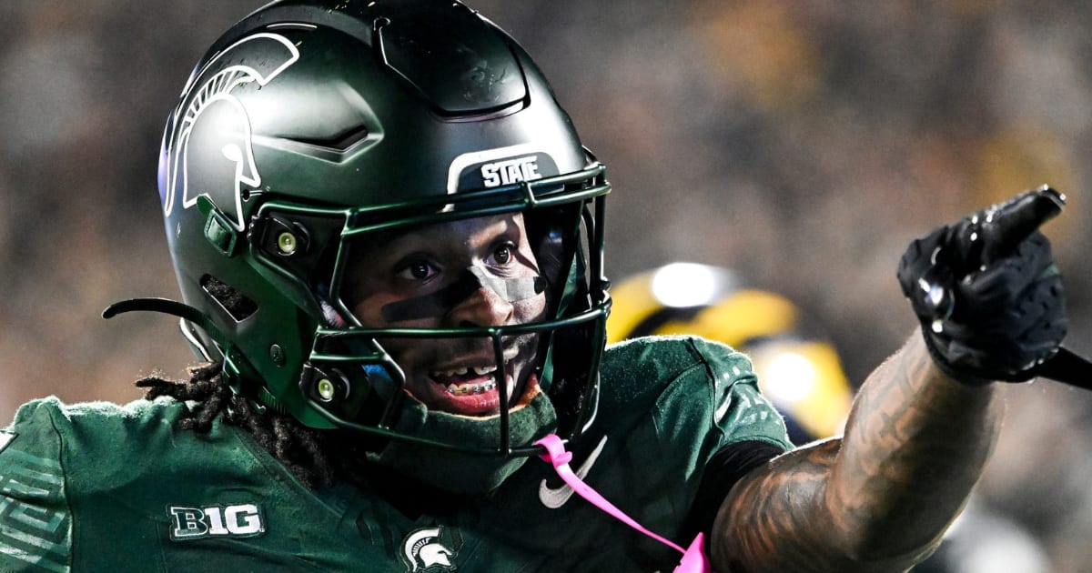 Michigan State transfer RB Makhi Frazier commits to Ole Miss out of ...