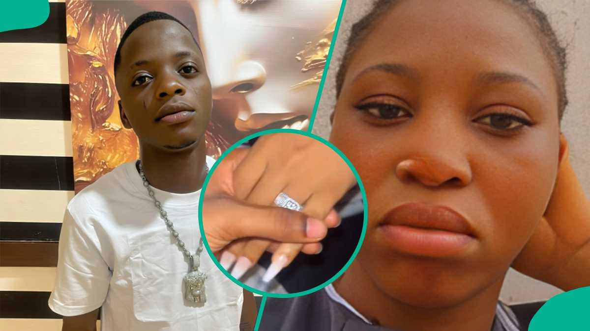 Watch as lady mourn to a throwback moment of Destiny Boy's proposal to ...