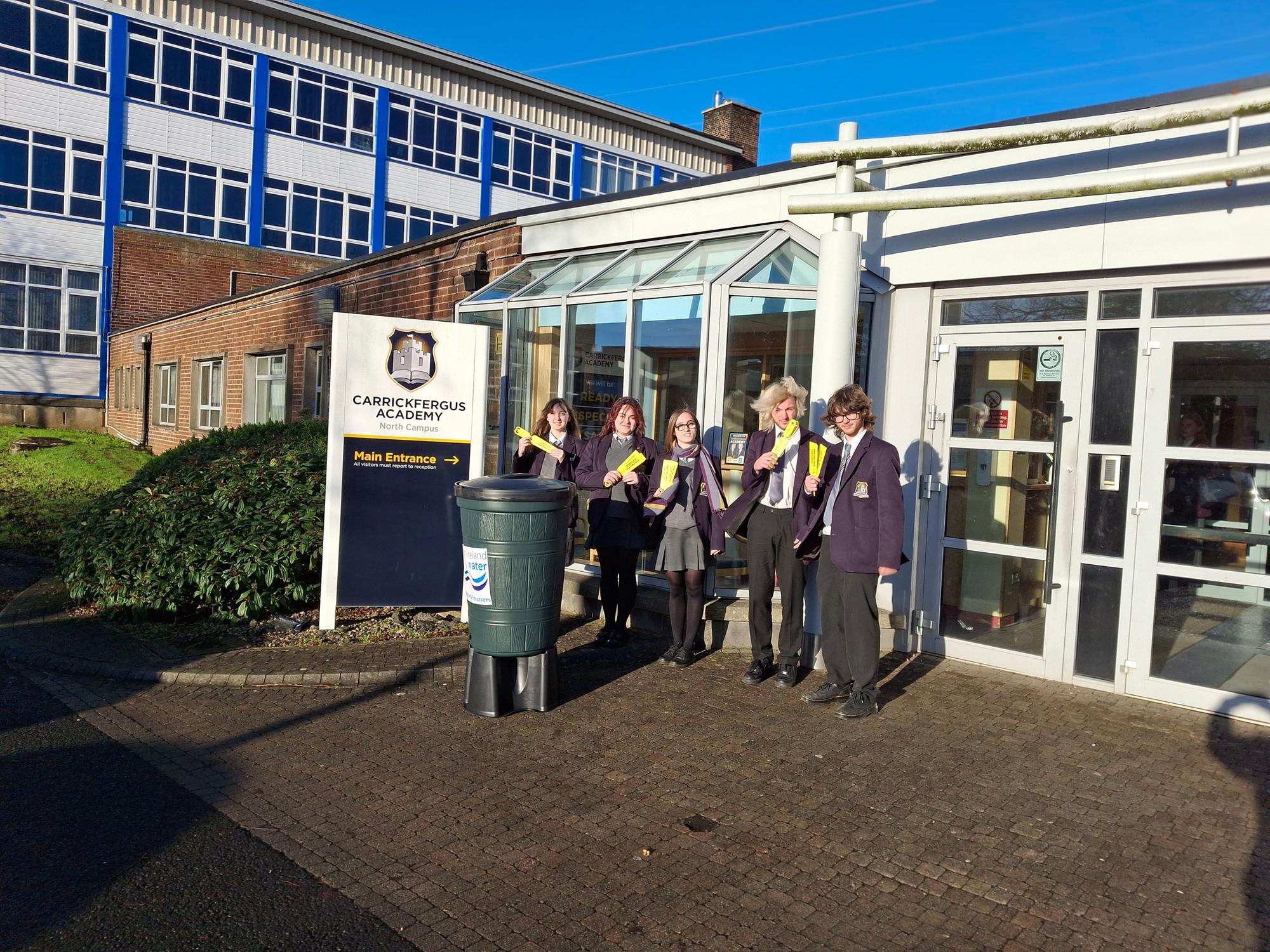 NI Water education team visits Carrickfergus Academy