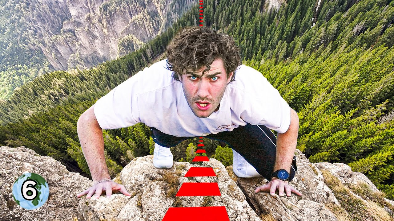 They tried to stay on a straight line in Italy… it ended with a cliff jump