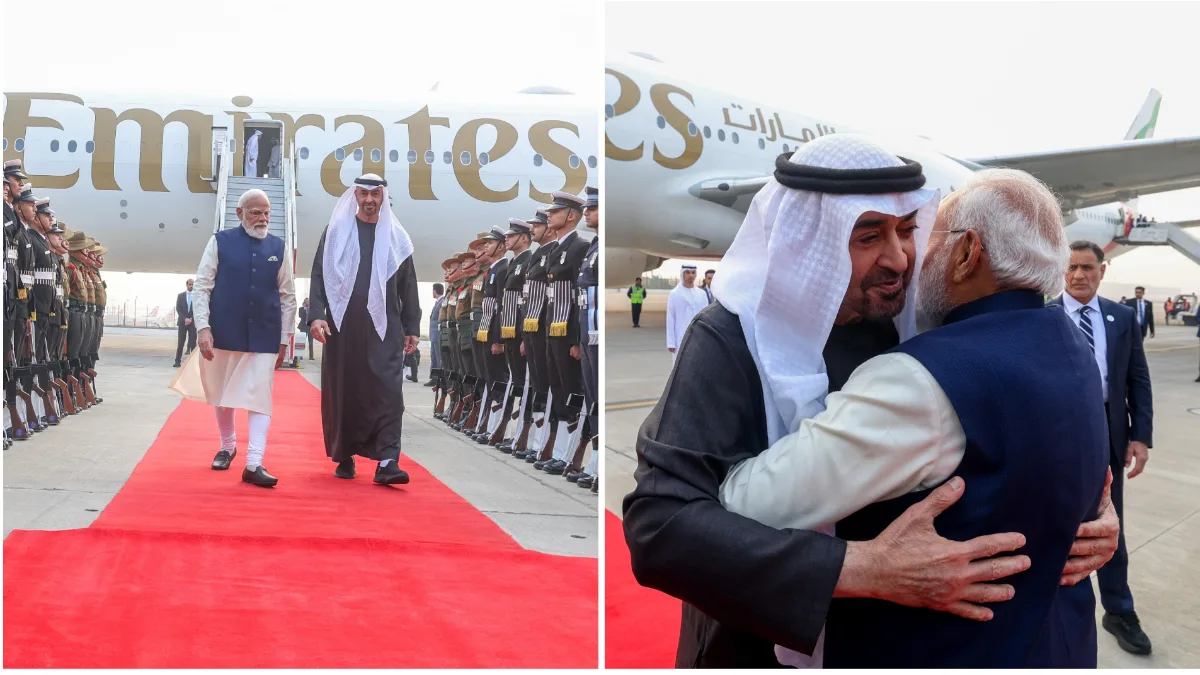 'Welcome my brother': PM Modi receives UAE President Sheikh Al Nahyan