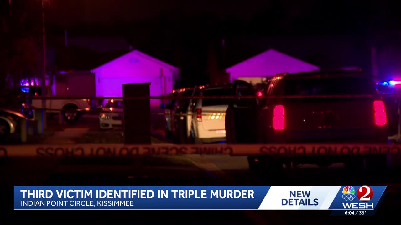 Third victim identified in Osceola County triple homicide