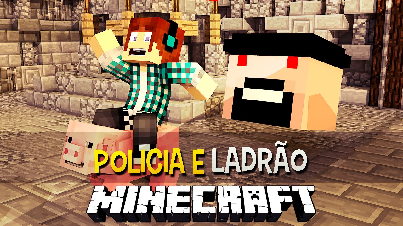 Policia e Ladrão - O Notch Esta Revoltado !! Minecraft c/ Animal Bikes