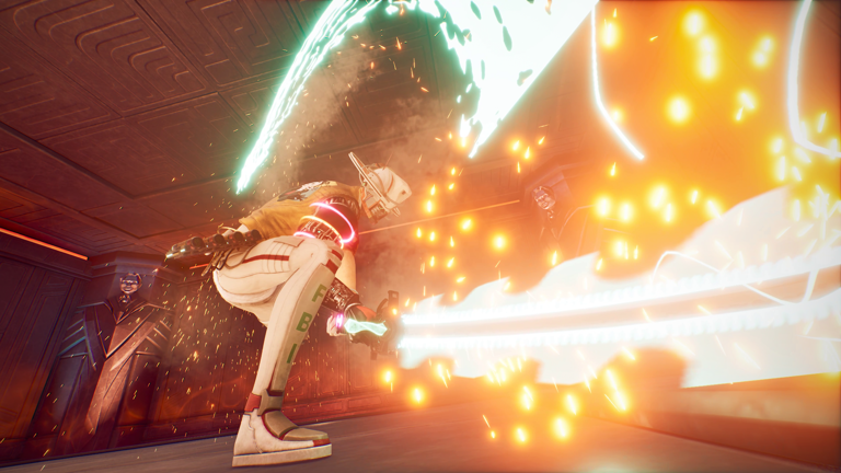 Romeo is a dead man breaks every visual rule of game design, and I love it