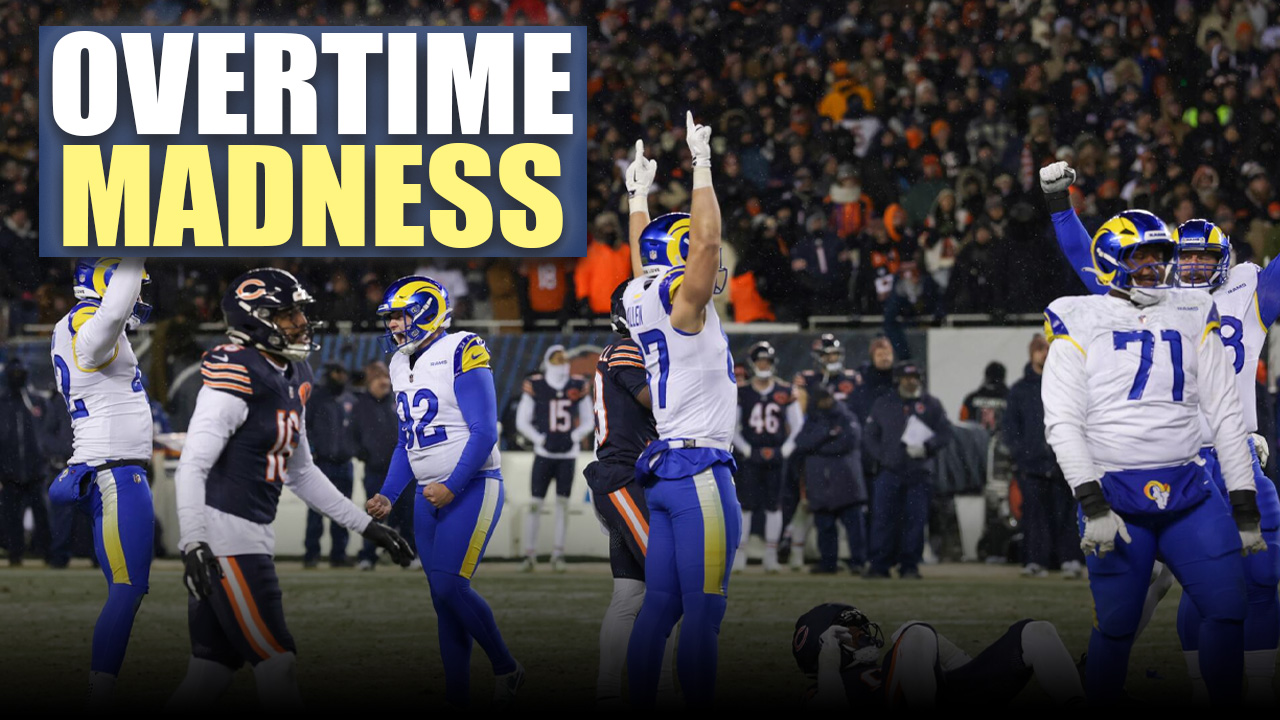 An overtime kick decides Los Angeles Rams vs Chicago Bears NFC playoff ...