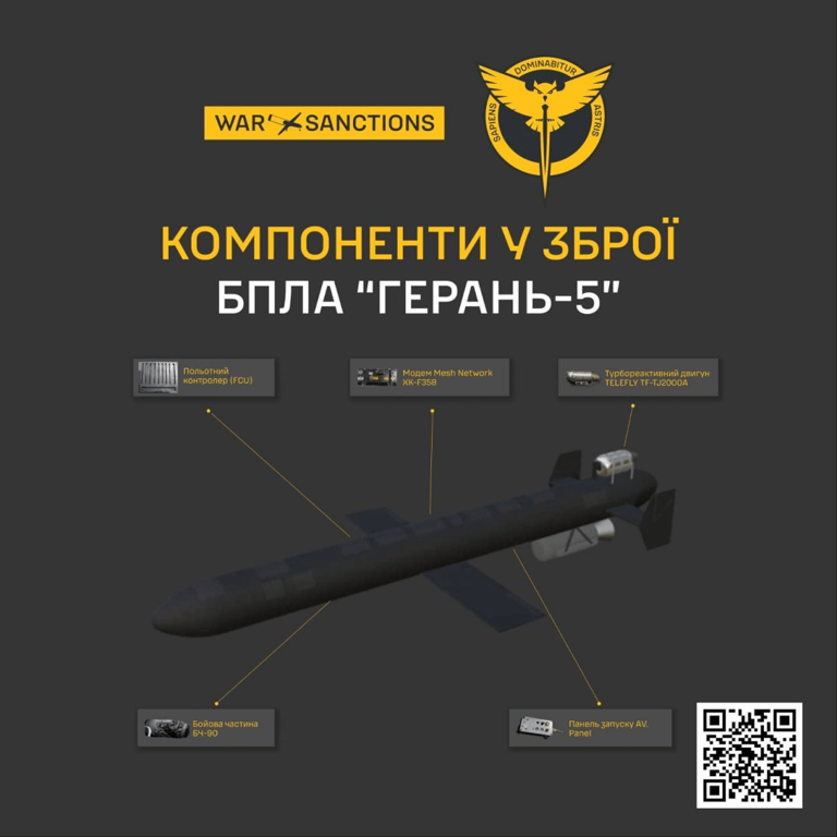 Ukraine reveals Russia's new Geran-5 jet drone capable of 600 km/h