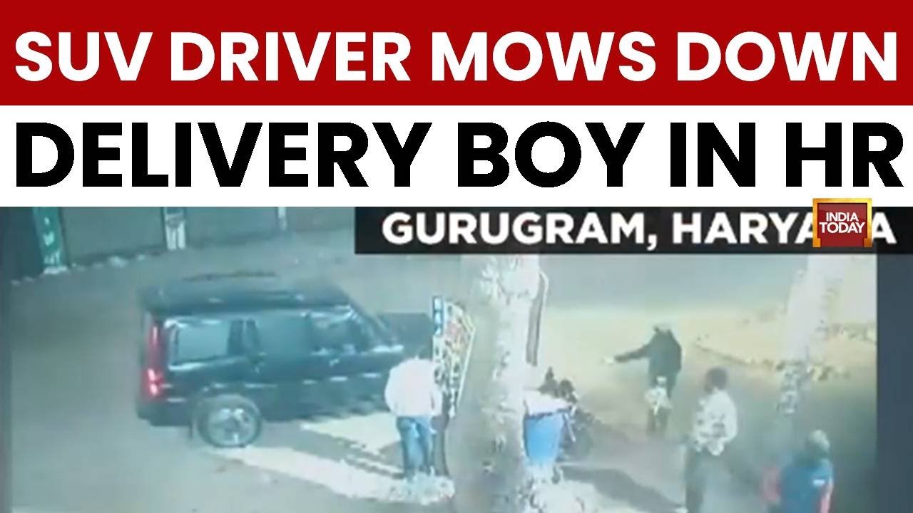 Gurugram horror: Scorpio driver runs over delivery boy multiple times ...