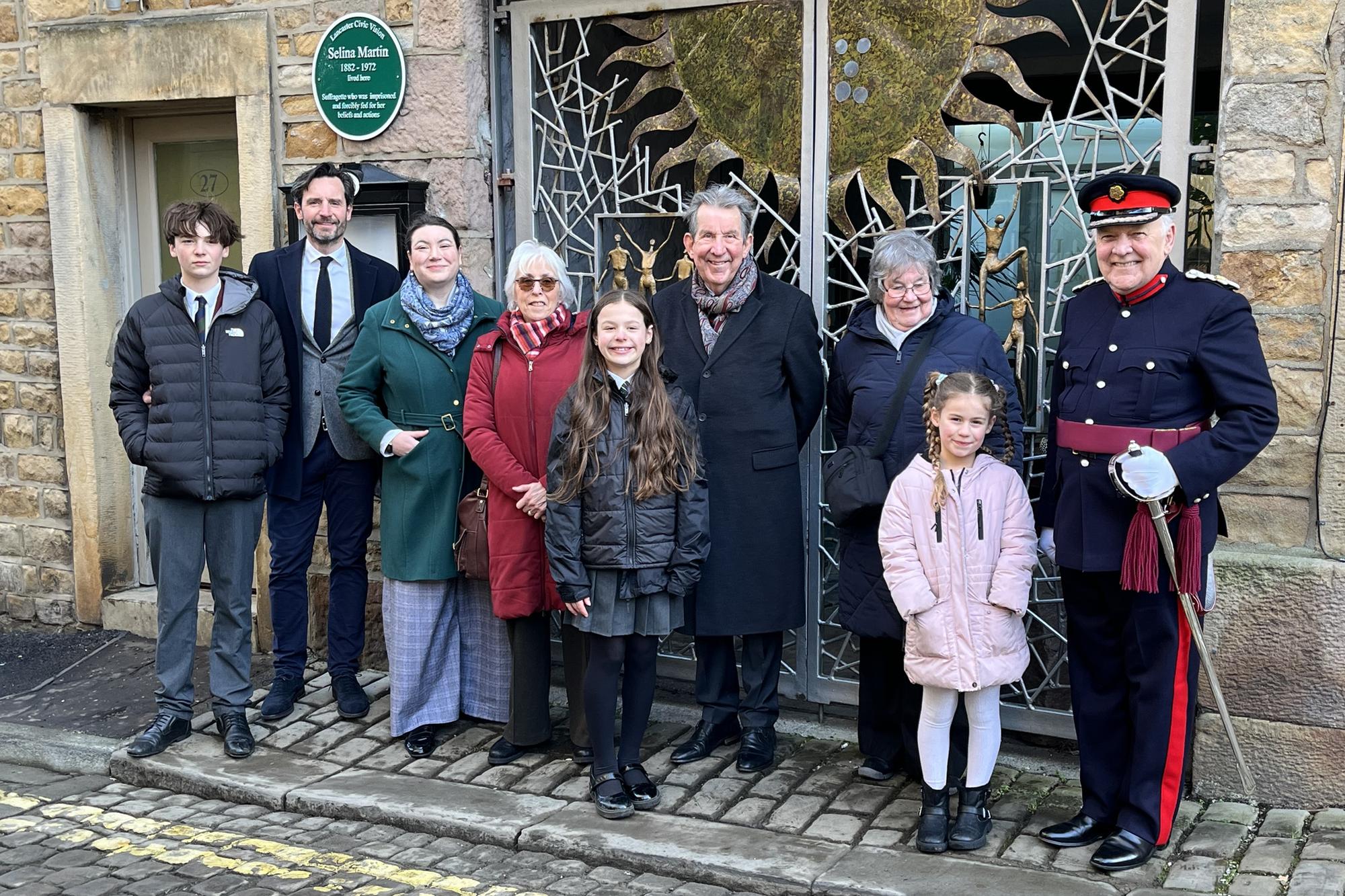 New plaque unveiled to honour Lancaster suffragette