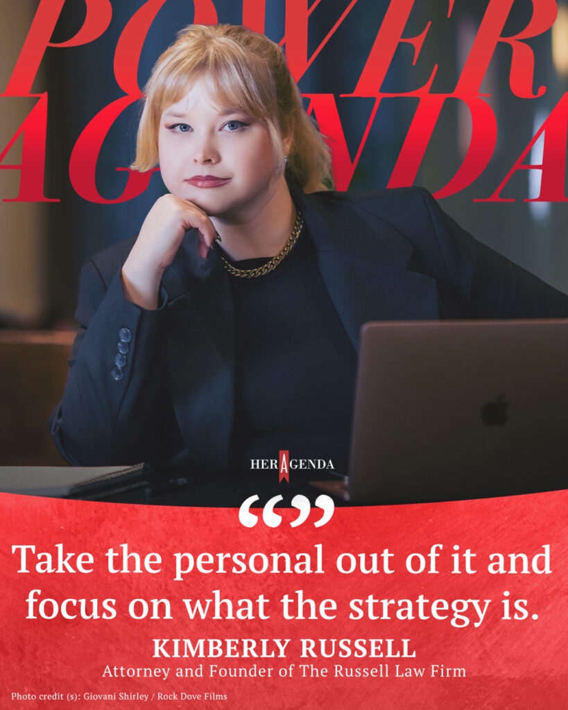 A peek inside her agenda: Kimberly Russell