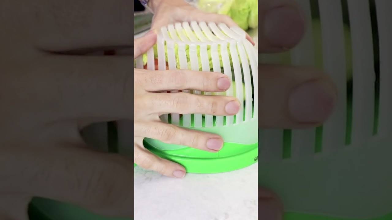 Testing the viral 60 second salad hack at home