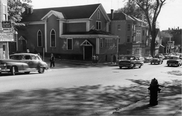 Then & now: Belmont and Edward streets, Worcester
