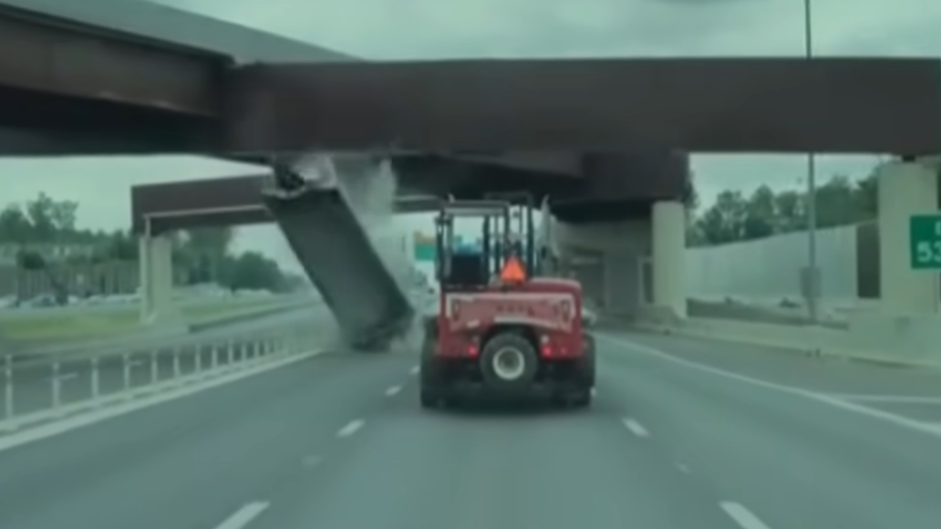 This dump truck forgot one thing and paid instantly
