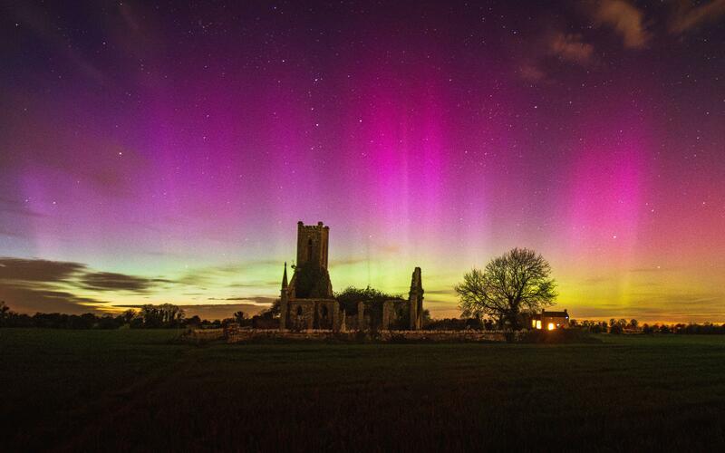 Photos: Northern lights visible across Ireland as a powerful solar ...