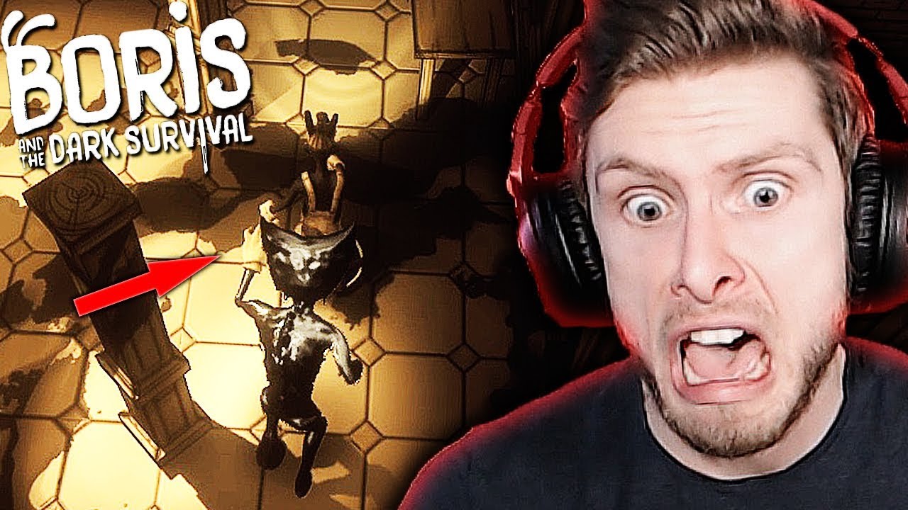 Boris gets chased by the ink demon | Boris and the dark survival #1