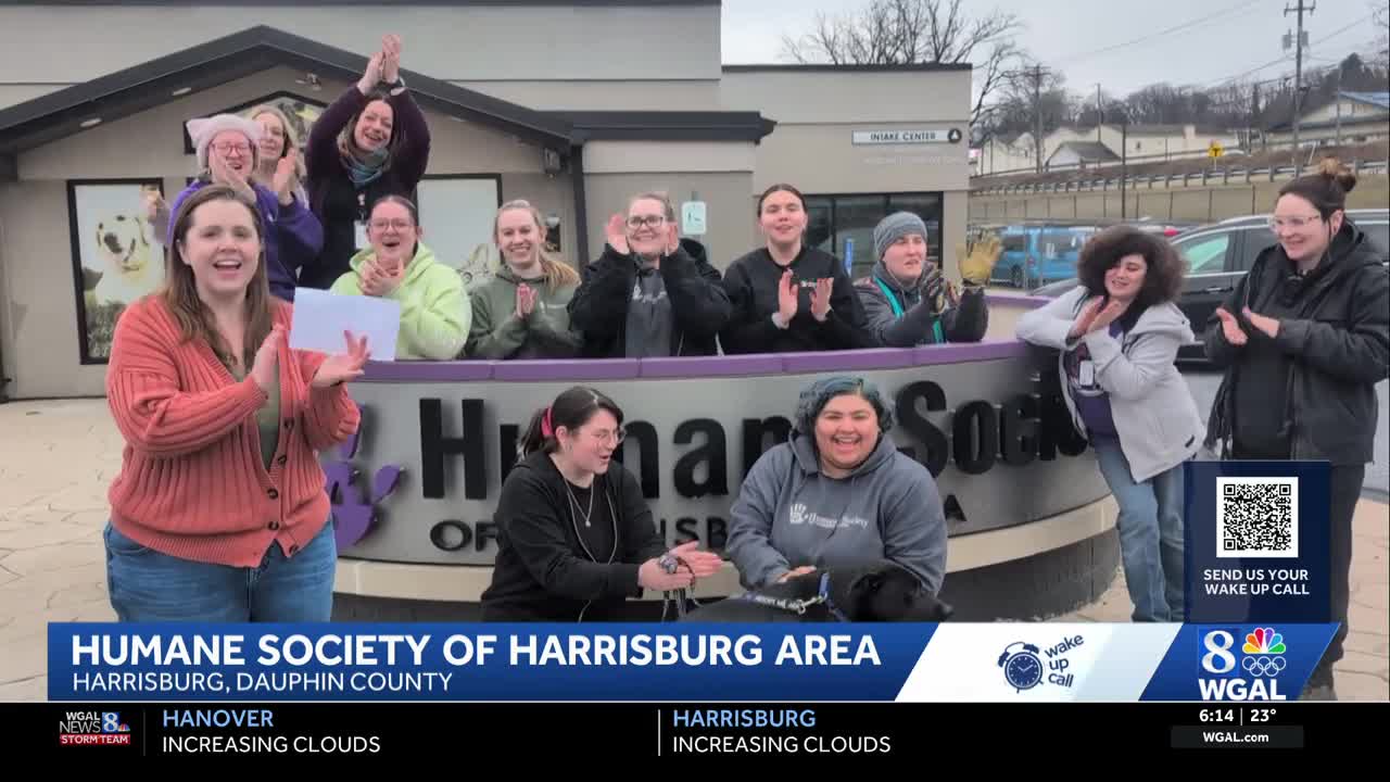 Humane Society of Harrisburg Area wake up call
