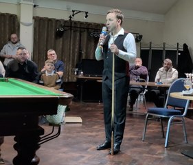Ali 'The Captain' Carter wows Farnham & District Billiards & Snooker League