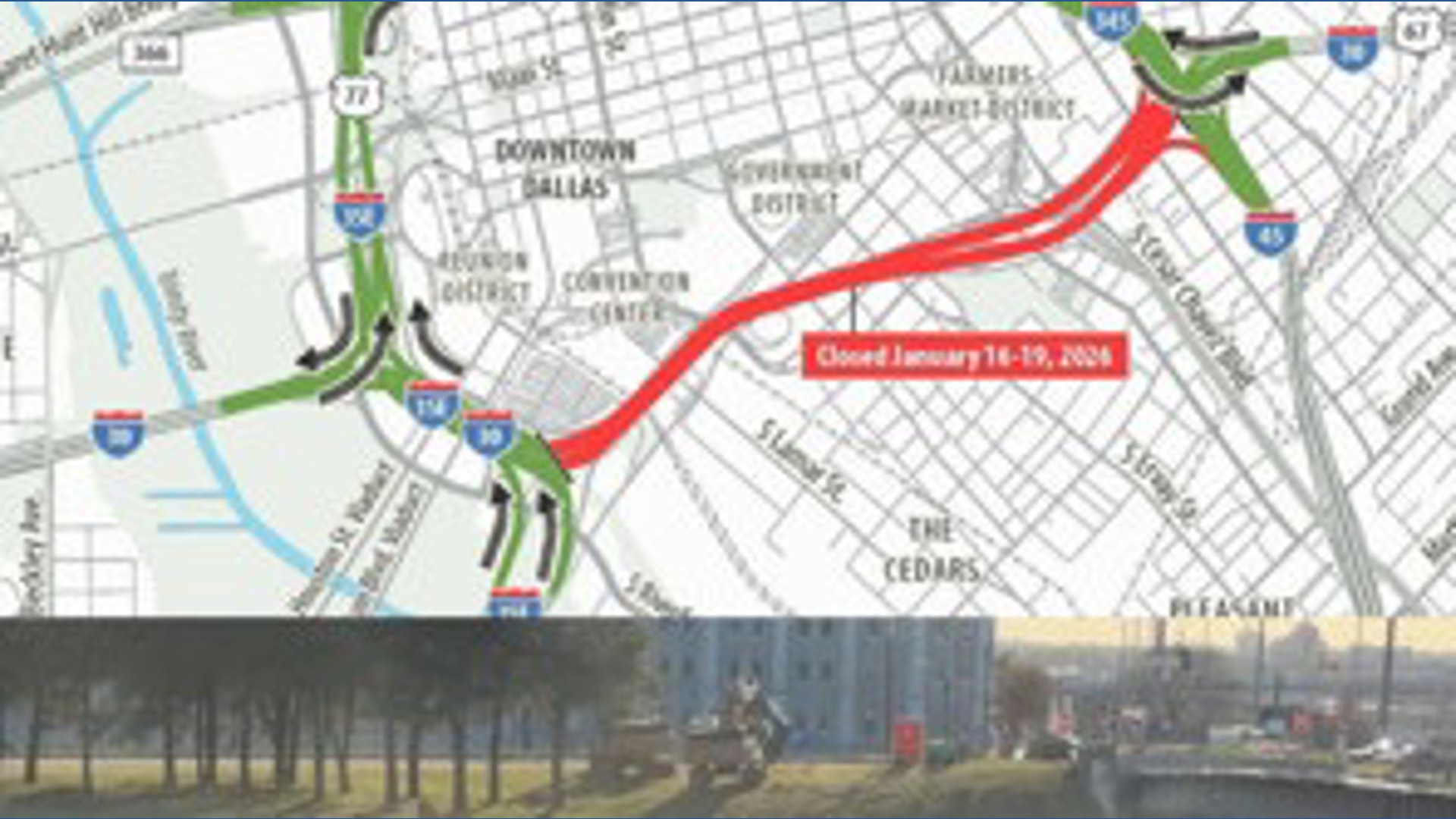 One weekend down, years to go: inside Dallas’ I-30 rebuild