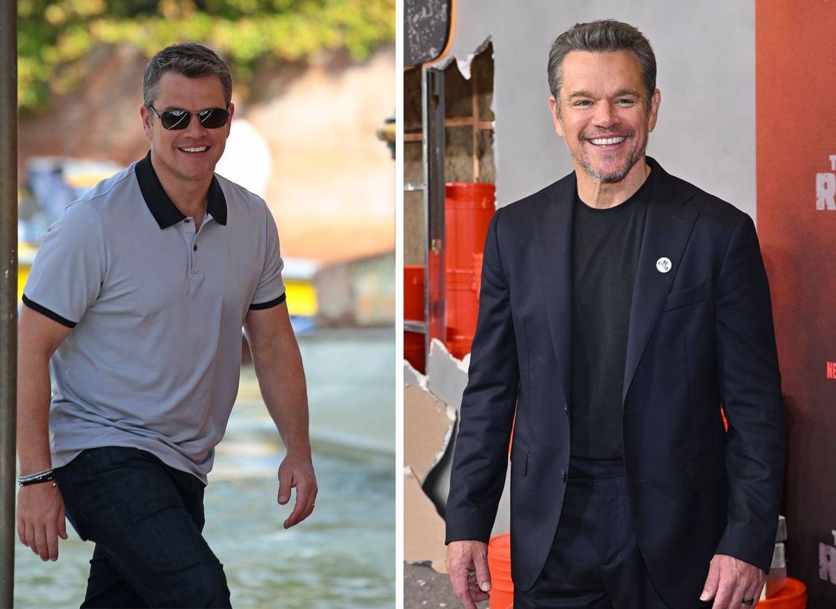 Matt Damon voltou ao peso do secundário e e revelou truque ao namorado ...