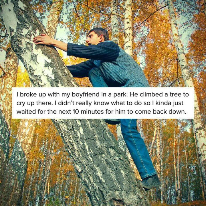 People share their stories of the weirdest breakups ever