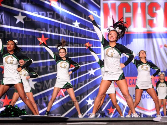 NCHSAA cheerleading invitational Carolina Cup history