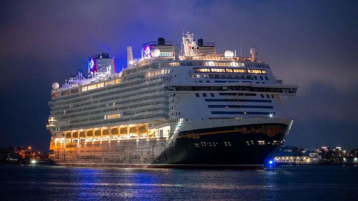 New Disney Adventure cruise ship stops in Florida ahead of launch