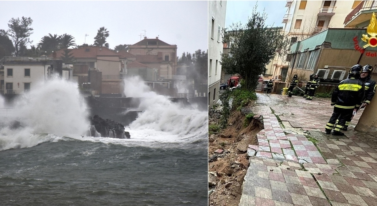 Il ciclone Harry si abbatte sul sud Italia, scuole chiuse per due ...