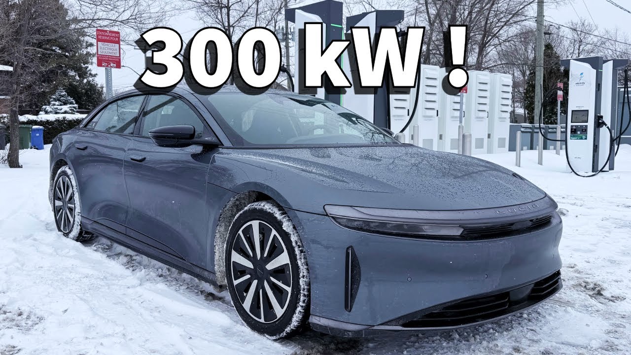 425 km d’autonomie en 20 minutes | Test de recharge de la Lucid Air Pure