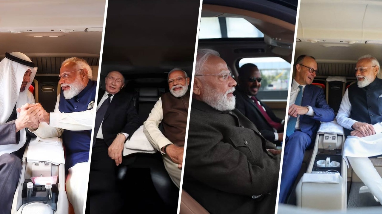 From Putin to Starmer to UAE president: PM Modi's car diplomacy in pictures