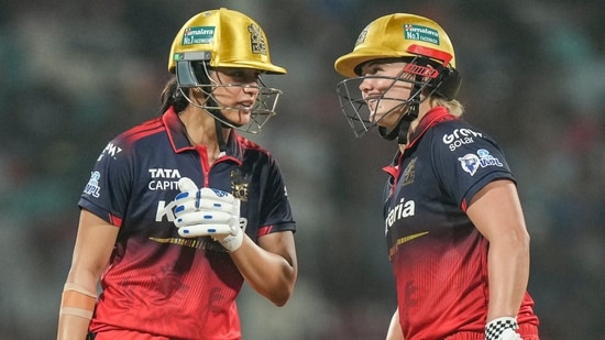 GG vs RCB live score, WPL 2026: Smriti Mandhana partners with Gautami ...