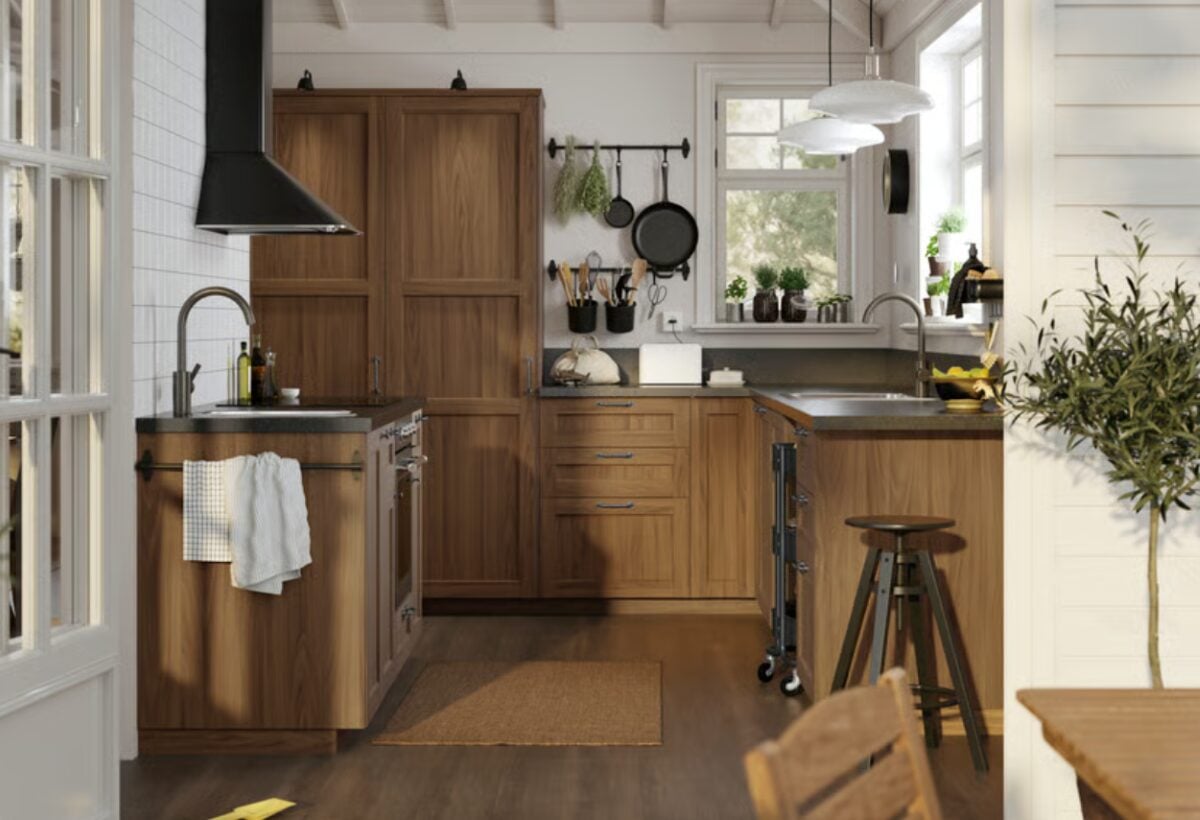 Cucine in legno: 3 modelli IKEA che trasformano il cuore della casa